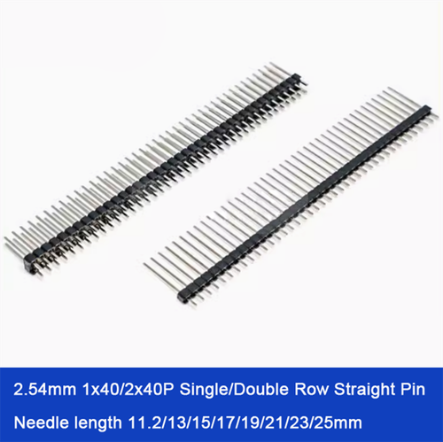 2.54mm 1x40/2x40P Single/Double Row Straight Pin Needle length 13/17/19 ...