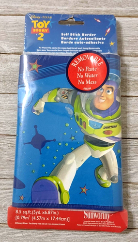 Toy Story 2 Buzz Lightyear Wall Border Self Stick 5 Yd. Roll | eBay