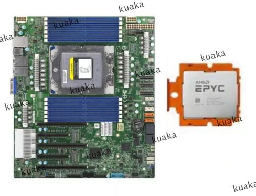 Supermicro H13SSL-NT Motherboard ATX With AMD EPYC Genoa 9684X CPU 96 ...