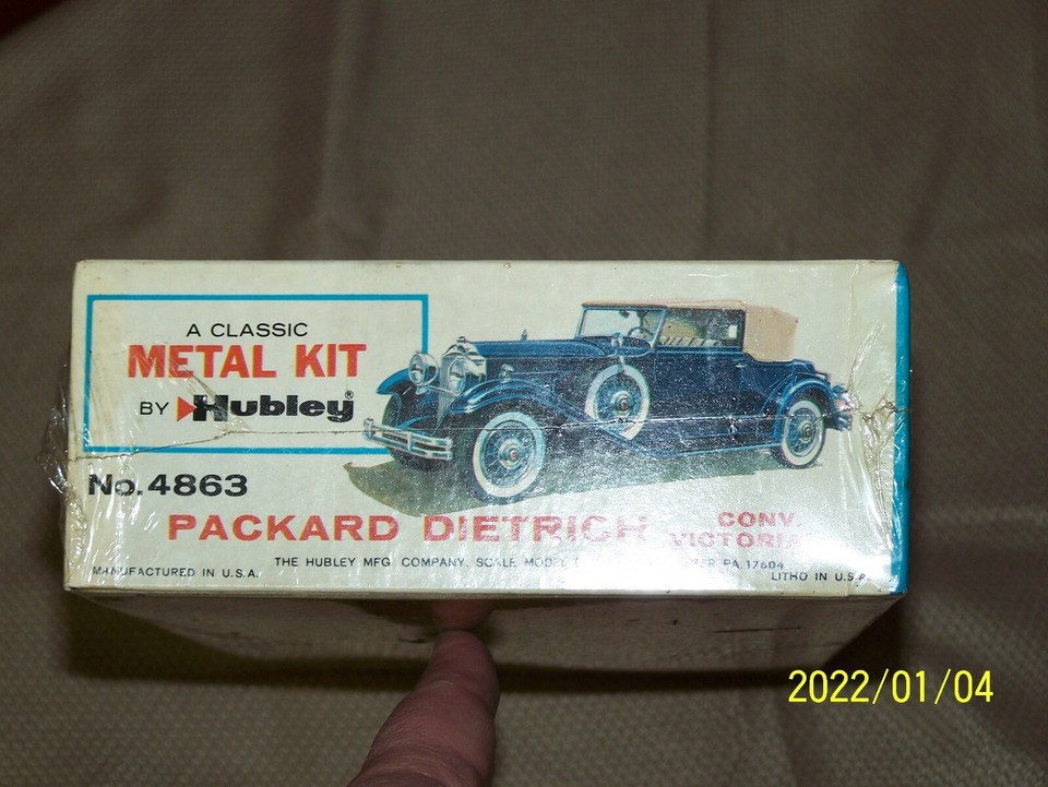 VINTAGE HUBLEY PACKARD DIETRICH CONV-VICTORIA ~ METAL MODEL KIT No ...