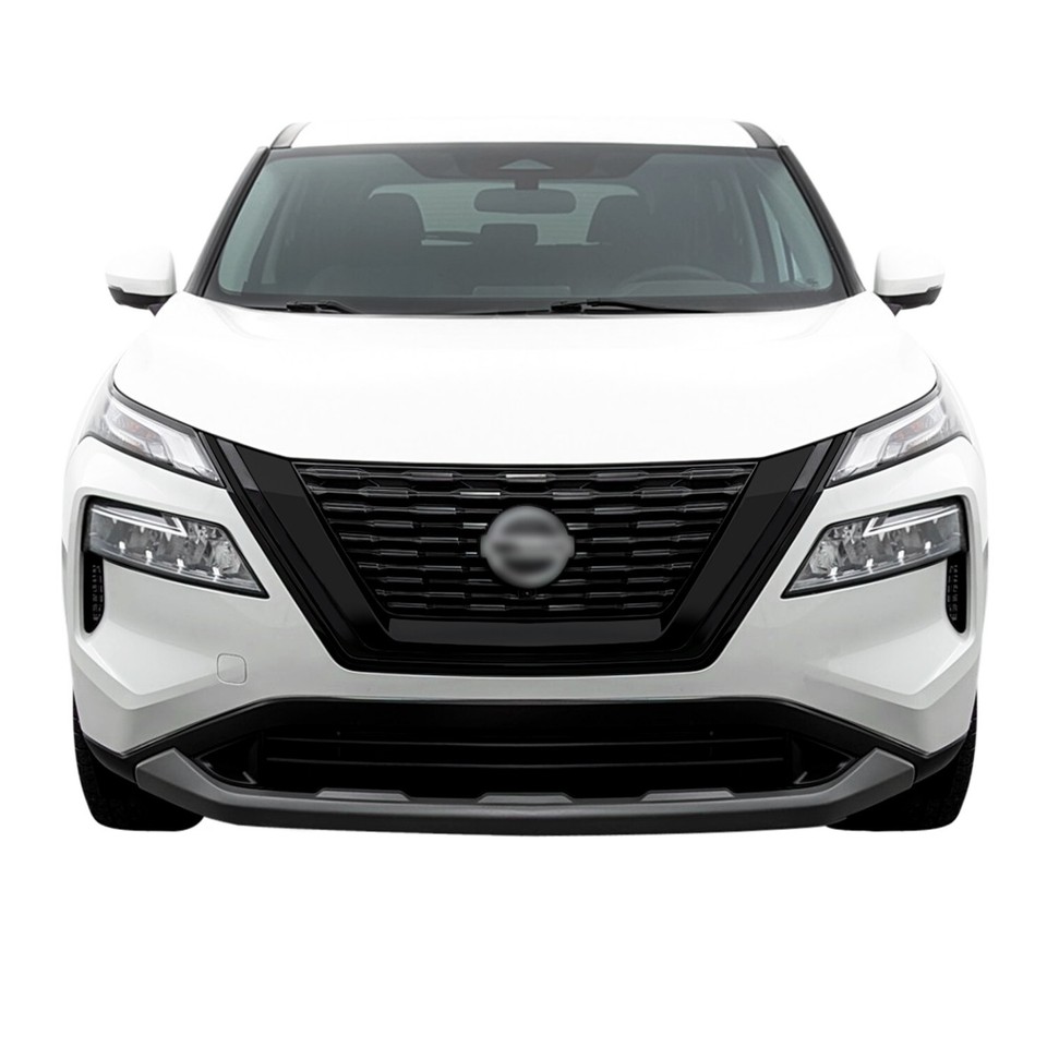 2021-2023 Nissan Rogue Chrome Delete Blackout Vinyl Overlay Grill Trim ...