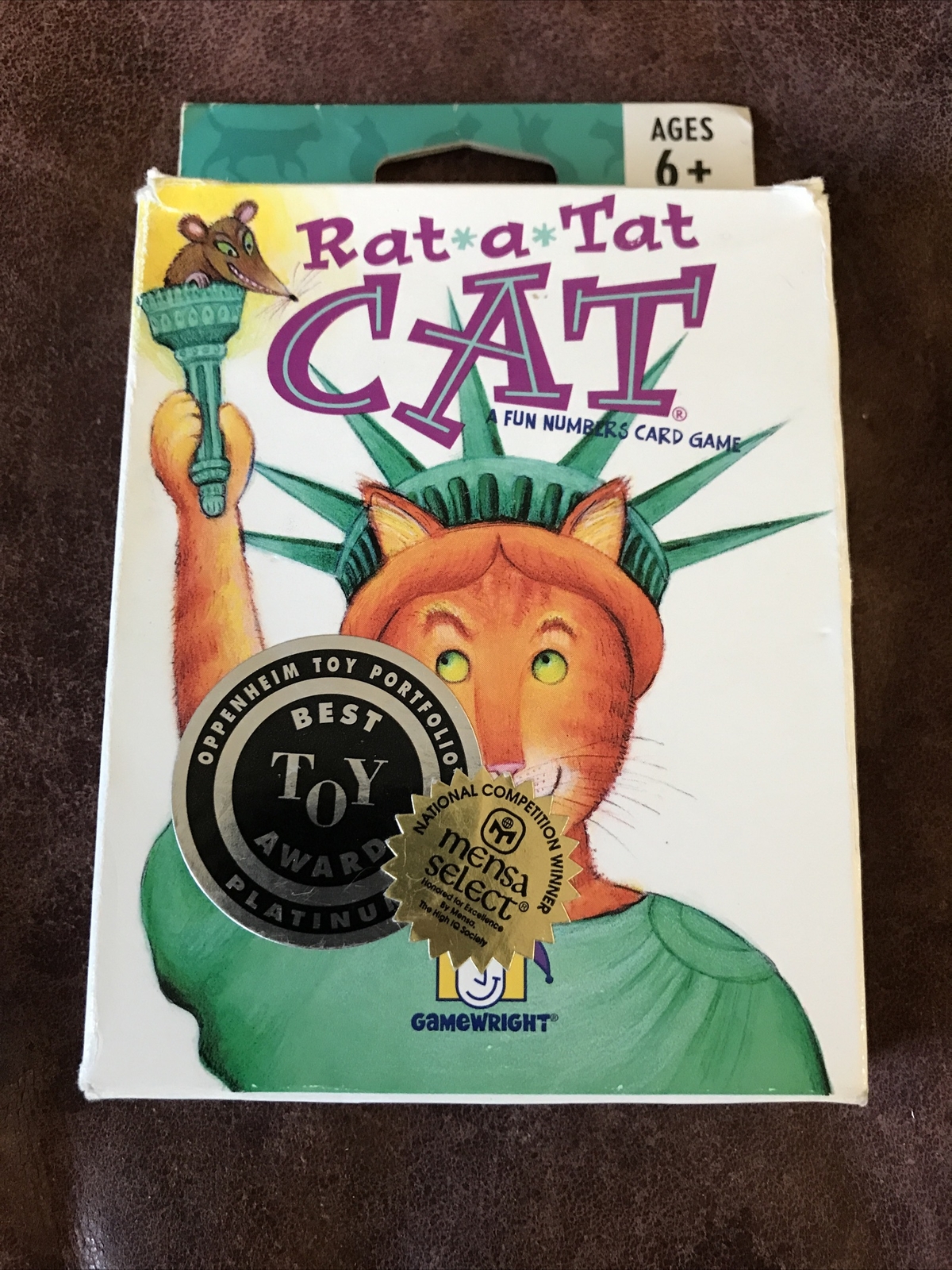 Gamewright "Rat*a*Tat Cat" Fun Numbers Card Game for 2-6 Players Ages 6 ...