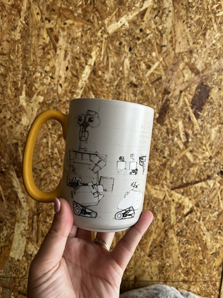 Official Disney Store Art of Pixar Wall-E Concept Art Sketch Ceramic 12 ...