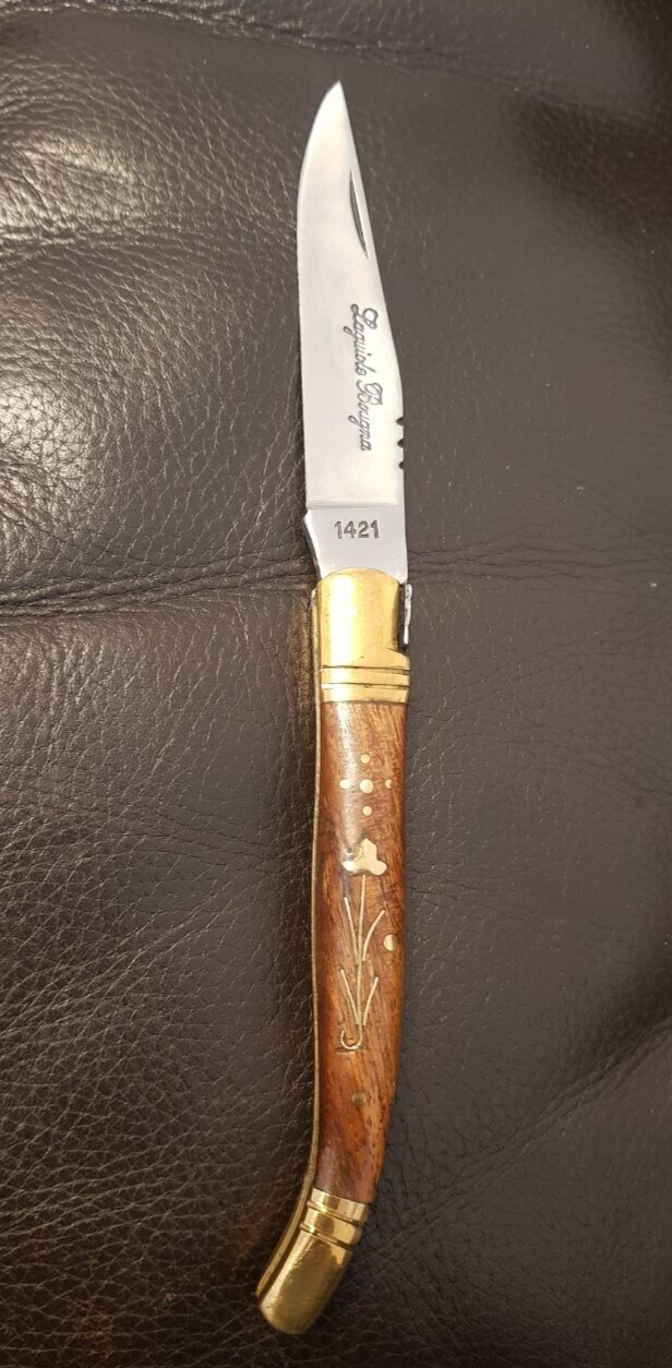 Vintage Knife, Laguiole, Le Rustique France Olive Wood, Folding | eBay