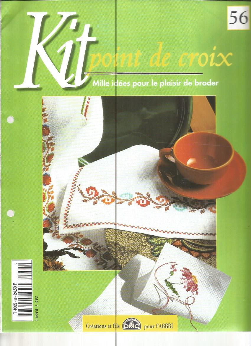 KIT POINT DE CROIX N°56 - HERBIER / UNE BOITE A VOS INITIALES ...