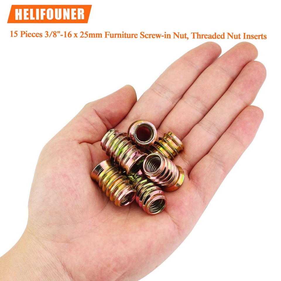 3/816 Threaded Inserts Wood Inserts Steel Threaded Inserts For Wood ...