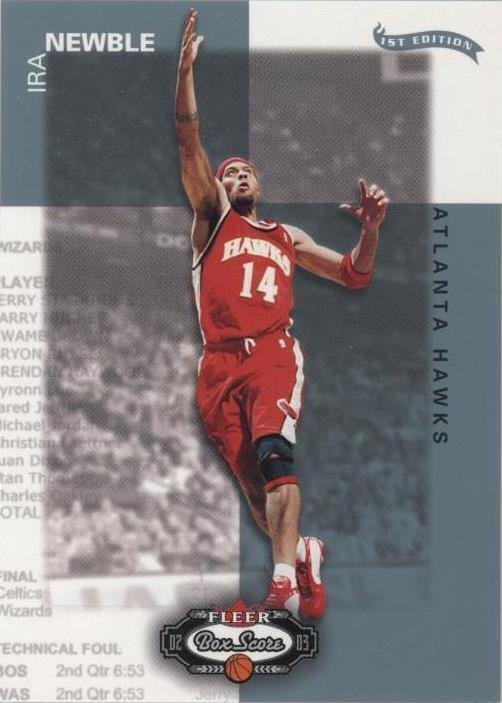 2002-03 Fleer Box Score - Ira Newble #127 1st Edition /100 for sale ...
