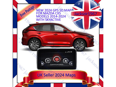 Mazda SD map latest 2024 SKYACTIV navigation CARD UK & Europe | eBay UK