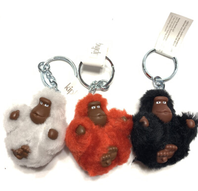 NWT 3 Three KIPLING Baby Monkey Key Chain Ring Bag Charm Fob (AF161) | eBay