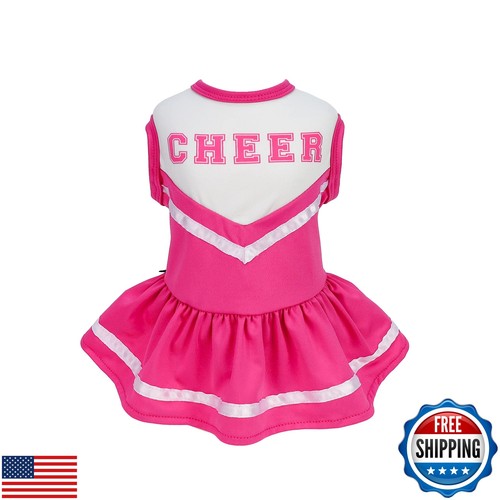 Fitwarm Cheerleader Dog Costume, Sporty Cheer Dog Dress for Small Dogs ...