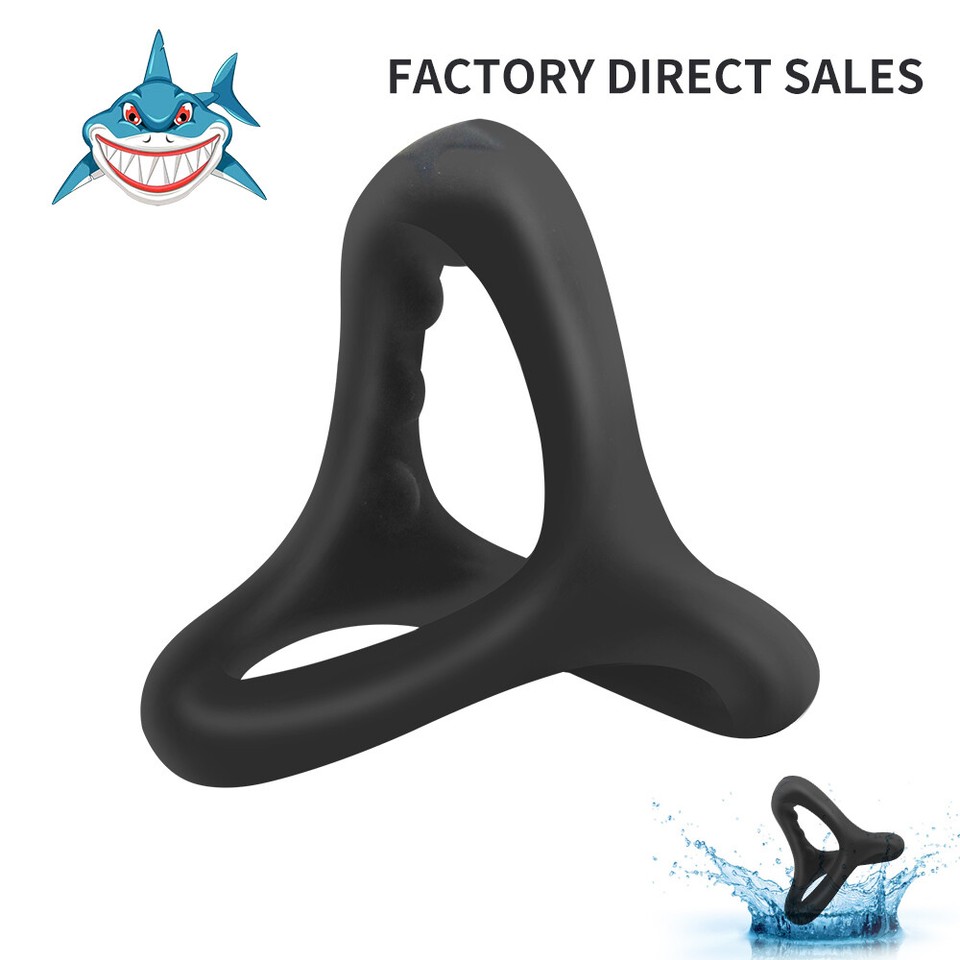 Triangle Penis Ring Ball Stretcher Scrotum Rings Male Time Delay ...