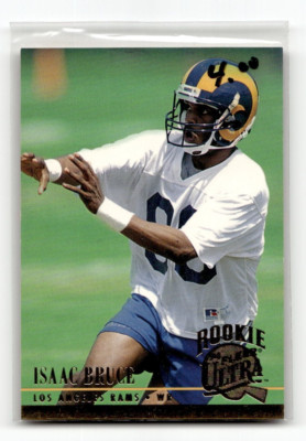 Isaac Bruce 1994 Fleer Ultra Rookie RC Los Angeles Rams #162 FOOTBALL ...