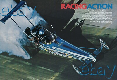 1973 Jeb Allen Praying Mantis Top Fuel Dragster Magazine Photo Article ...