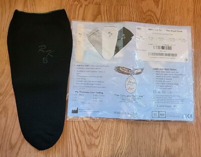 Royal Flush Prosthetic Sock HEAVY Non-Roll Top Black New BRFS-1/2-12 | eBay