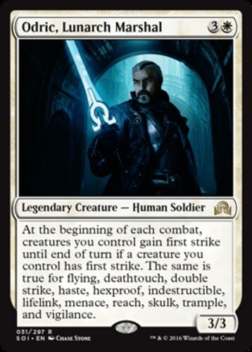 MTG - Odric, Lunarch Marshal - Shadows Over Innistrad - LP, English ...