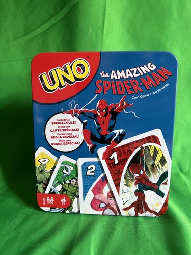 The Amazing Spider-Man UNO Card Game By Mattel Games | eBay