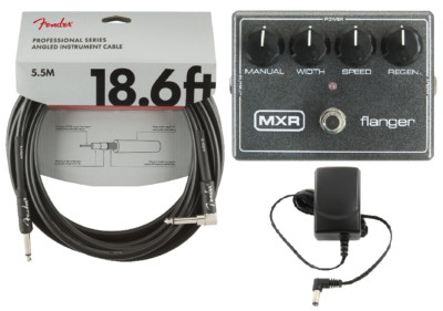 MXR Flanger Reissue Guitar Effects Pedal Metallic Grey M-117R (FENDER ...