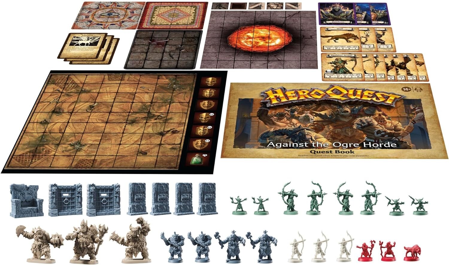 HeroQuest Against The Ogre Horde Quest Pack - READY TO SHIP Expansion ...
