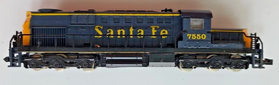ALCO N scale Engine Locomotive 7550 Santa Fe Railroad U103-23 | eBay