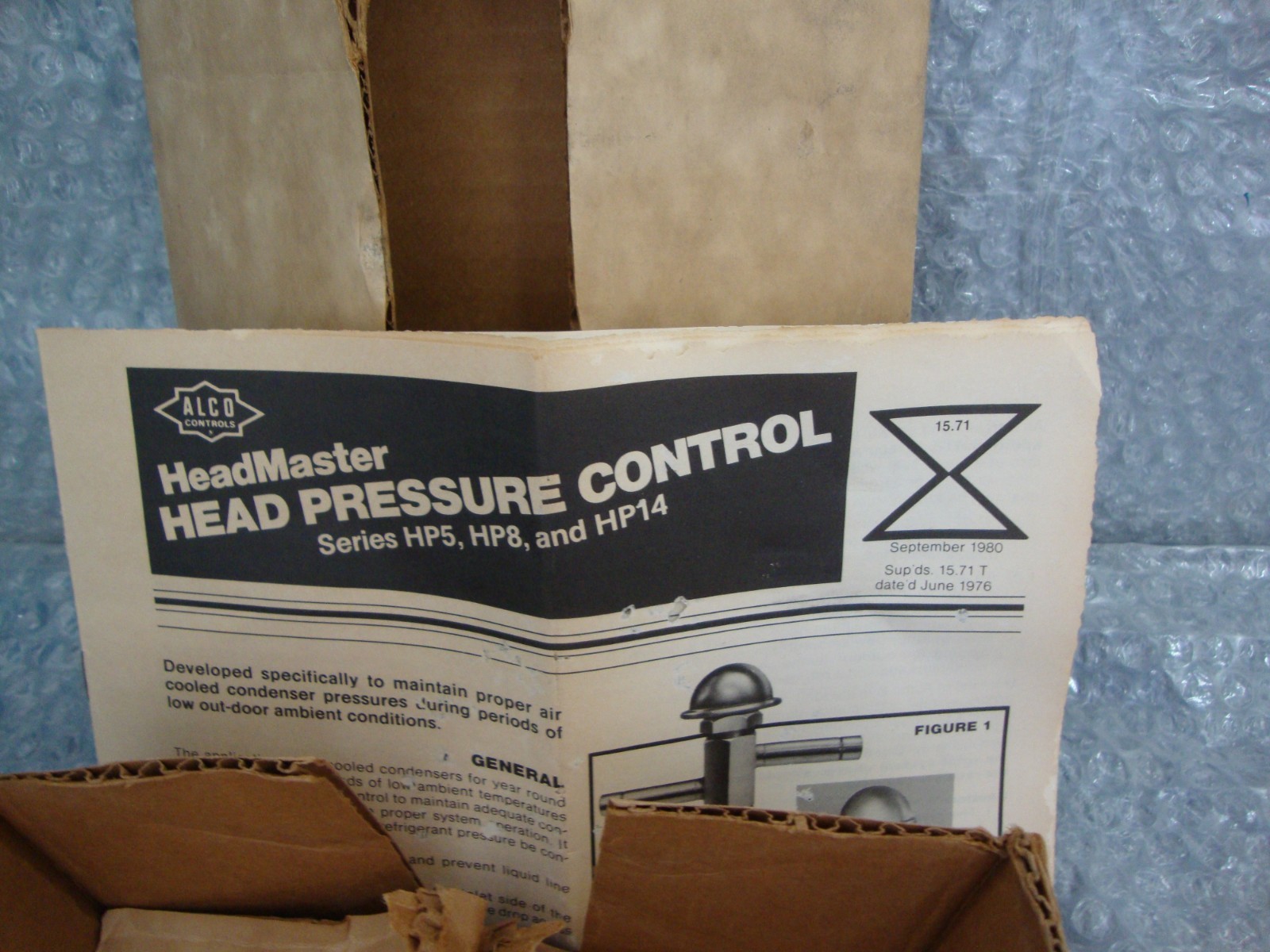 Alco Controls HP 8T5-A Headmaster Pressure Regulator | eBay