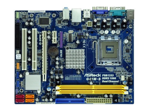 ASROCK G41M-S Motherboard | Intel G41 | DDR2 | LGA 775 | Micro ATX ...