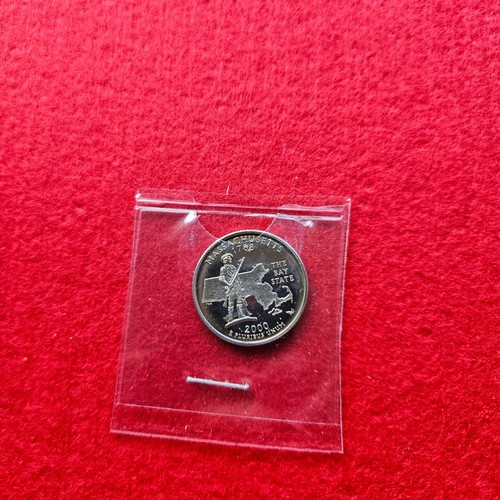 Silver 2000-S PROOF MASSACHUSETTS STATE QUARTER 90% Silver Coin | eBay