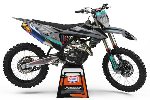 CustomMX - Graphics Kit: Fits KTM SX SXF EXC 85 125 150 250 300 350 450 ...