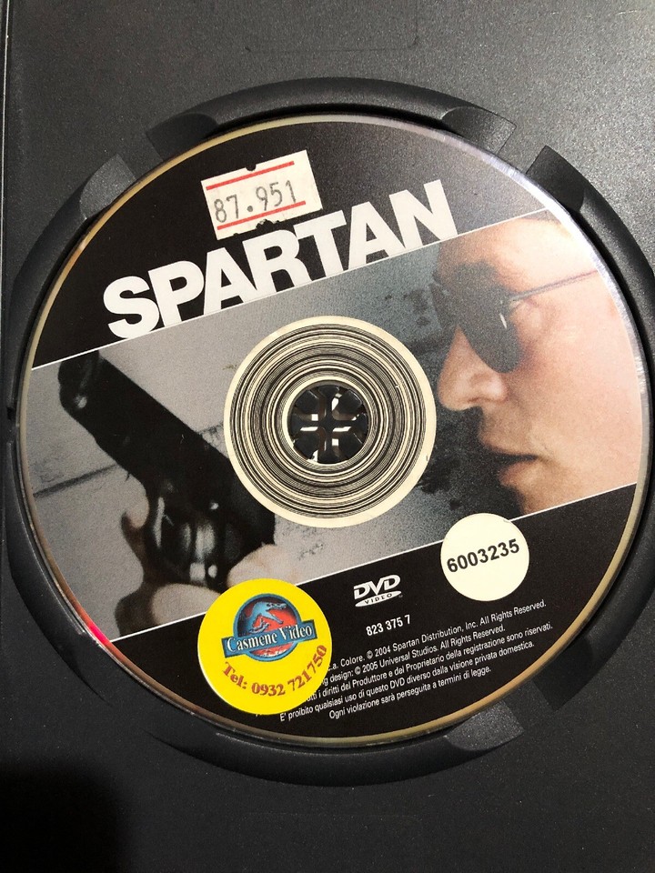 Dvd Spartan Val Kilmer Rental Version | eBay