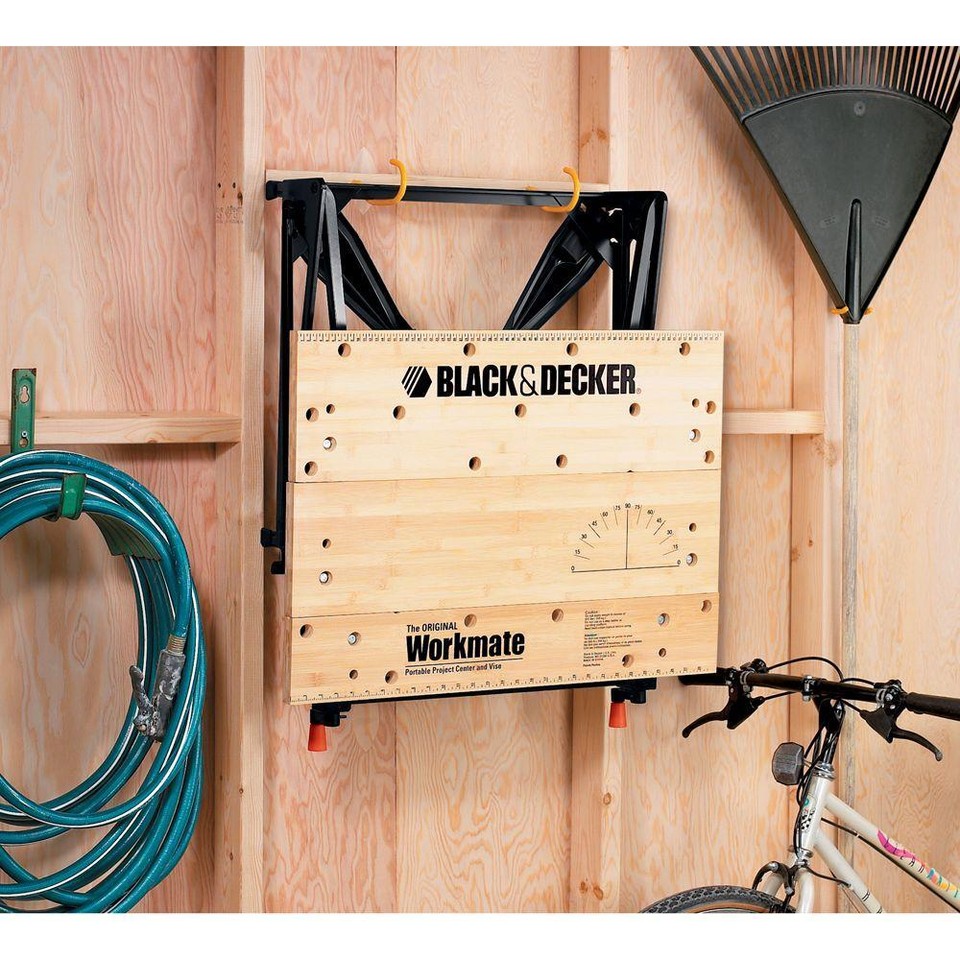 Workbench 30 in Folding and Vise Portable Workmate 425 Garage Storage ...