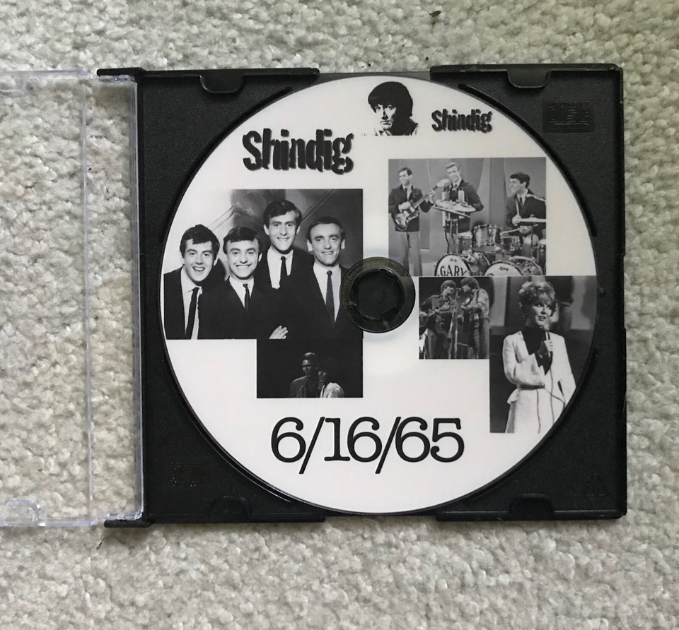 SHINDIG TV show DVD June 16, 1965 Great Qual Gerry & Pacemakers Everlys ...