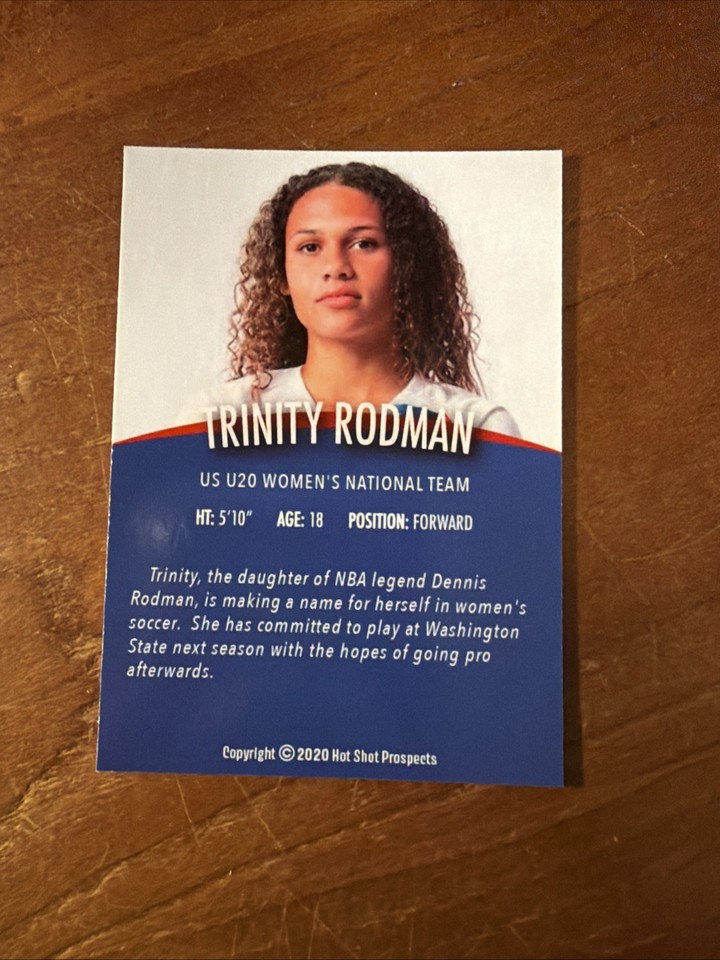 2020 Hot Shot Prospects Rookie Card TRINITY RODMAN | eBay