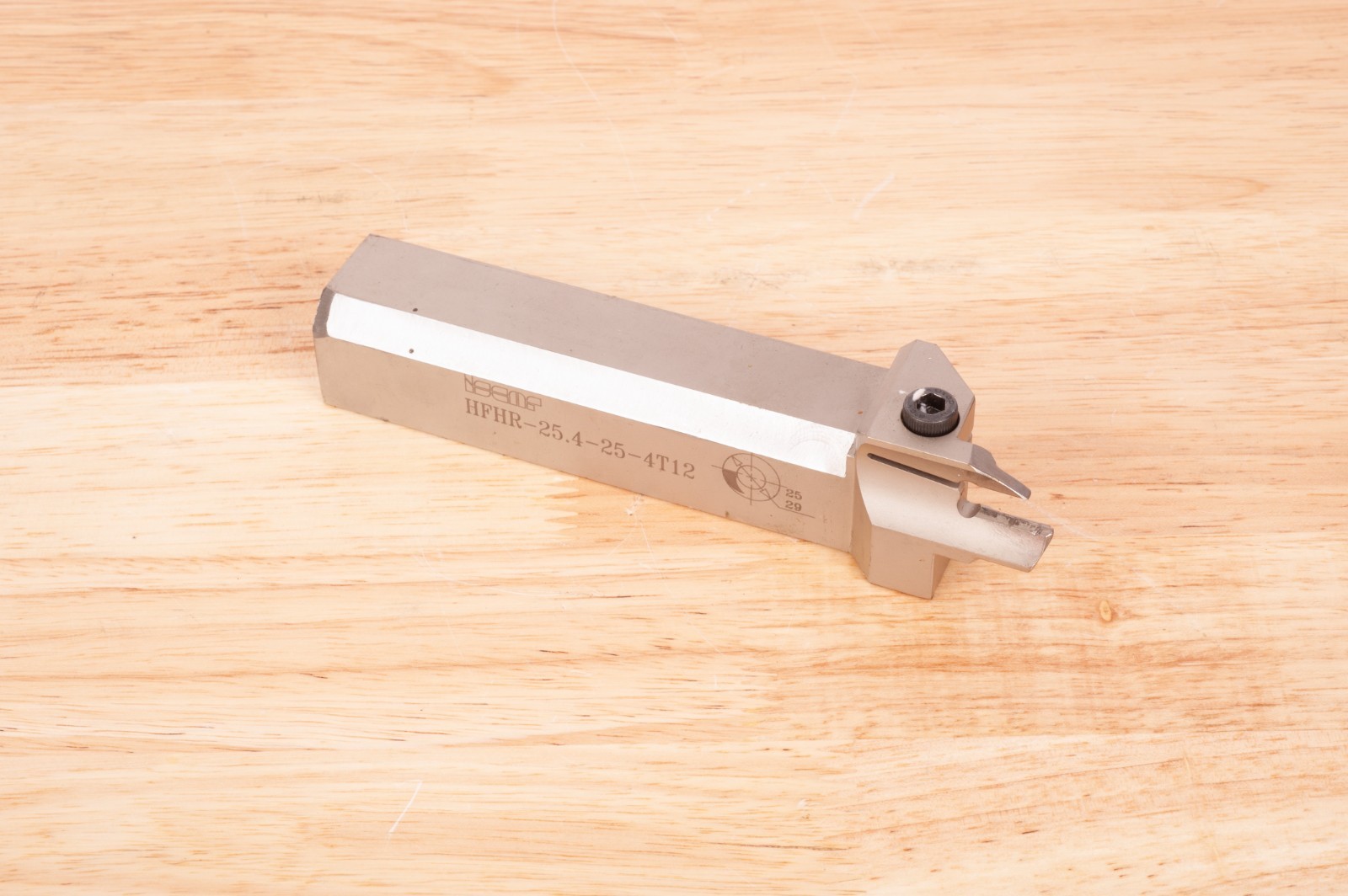 Iscar HFHR-25.4-25-4T12 1" Shank Face Grooving/Trepanning Tool Holder ...