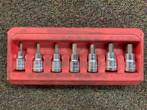 Mac Tools 7-PC. 3/8" Drive Metric Short Hex Driver SXMHS7RBRT (GAL151147) | eBay