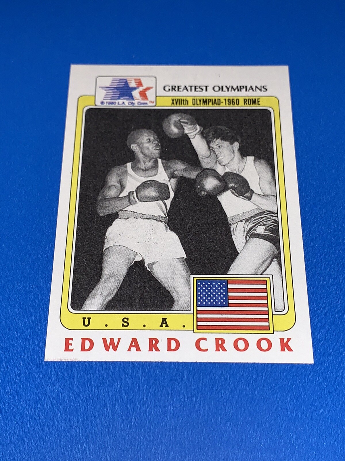 1983 Topps History's Greatest Olympians Edward Crook Trading Card #4 NM ...