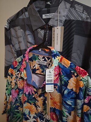 2-NWT-2024-TOMMY BAHAMA MENS BANANA COAST PATCHWORK+perfect Paradise-XL | eBay