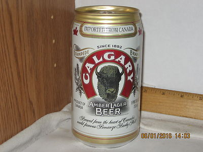 Calgary Amber Lager Beer Toronto Vancouver Canada 25 oz AA beer can ...