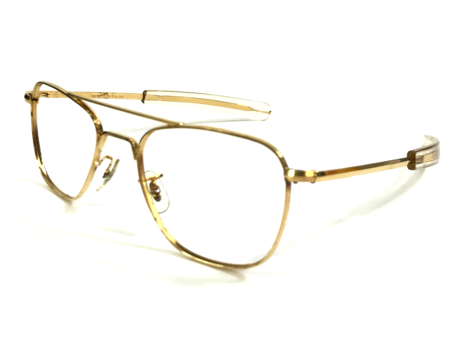 Vintage Randolph Engineering Sunglasses Frames Gold Bayonet Arms 5 1/2 ...