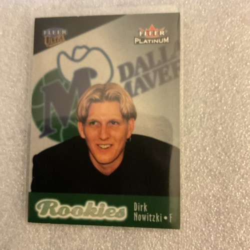 1998-99 Fleer Ultra Dirk Nowitzki Rookie RC Card #118 (Dallas Mavericks ...