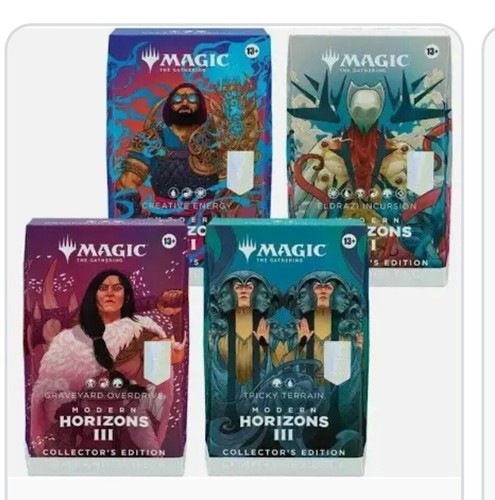 MTG MH3 Commander Deck COLLECTOR Full set - All Foil - Factory Sealed | eBay