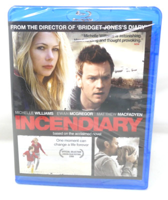 NEW MICHELLE WILLIAMS EWAN MCGREGOR INCENDIARY THRILLER MOVIE BLU RAY ...