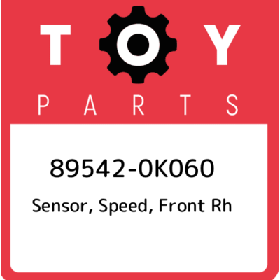 89542-0K060 Toyota Sensor, speed, front rh 895420K060, New Genuine OEM ...