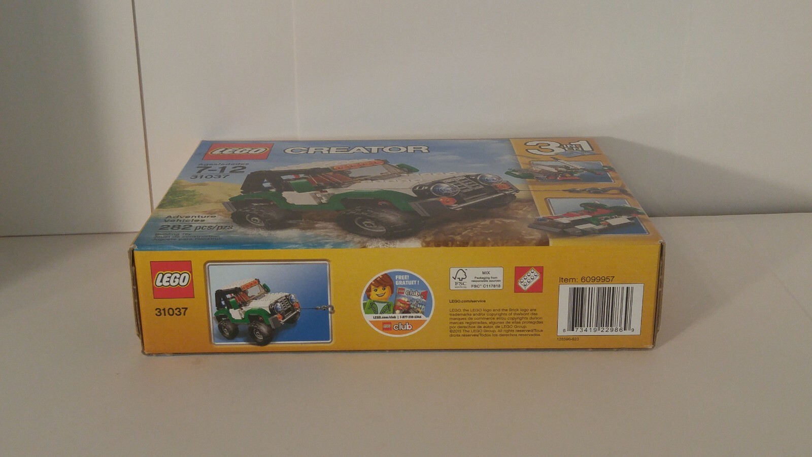 LEGO Creator 31037 Adventure Vehicles 3 in 1 - Building Kit Sealed ...