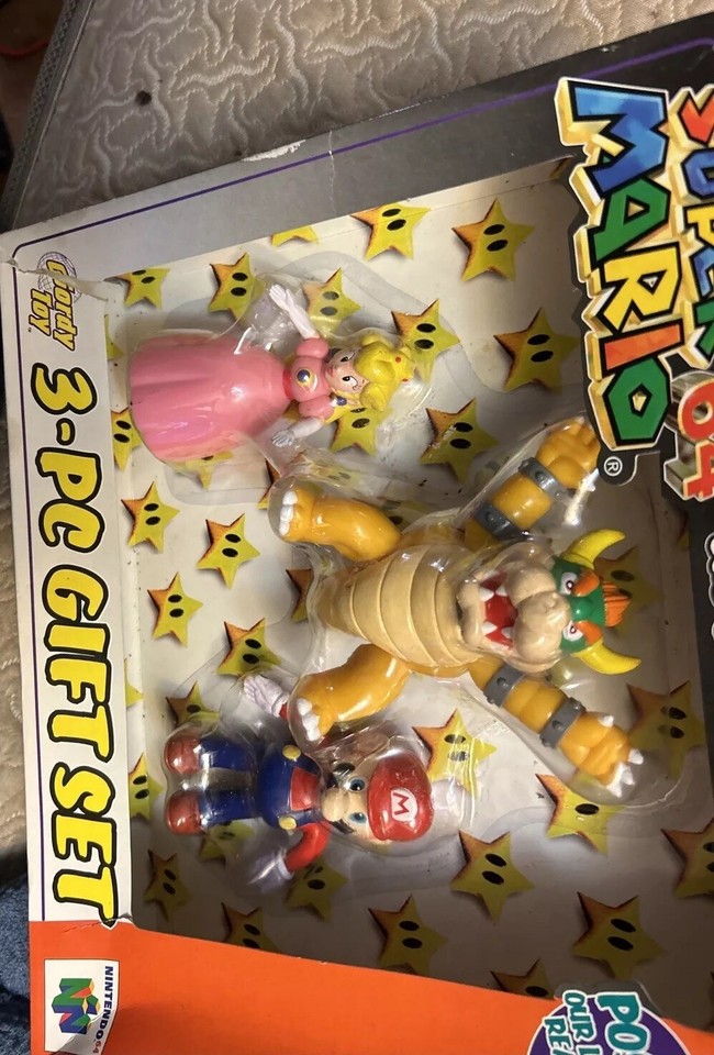 mario brothers 64 bendables new in box | eBay