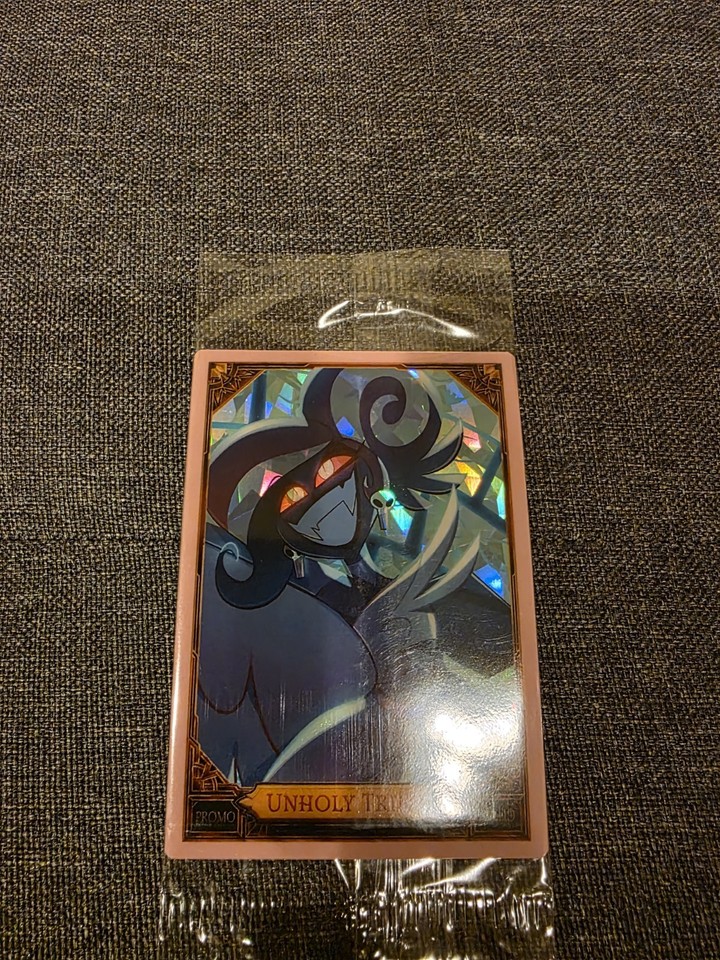 Hazbin Hotel Promo Trading Card Cracked Ice Unholy Trinity PR-17, PR-18 ...