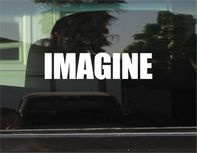 IMAGINE VINYL DECAL / STICKER | eBay