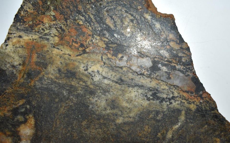 Gold Silver Ore 1800s Ore Knob Copper Mine North Carolina 9" Polished ...