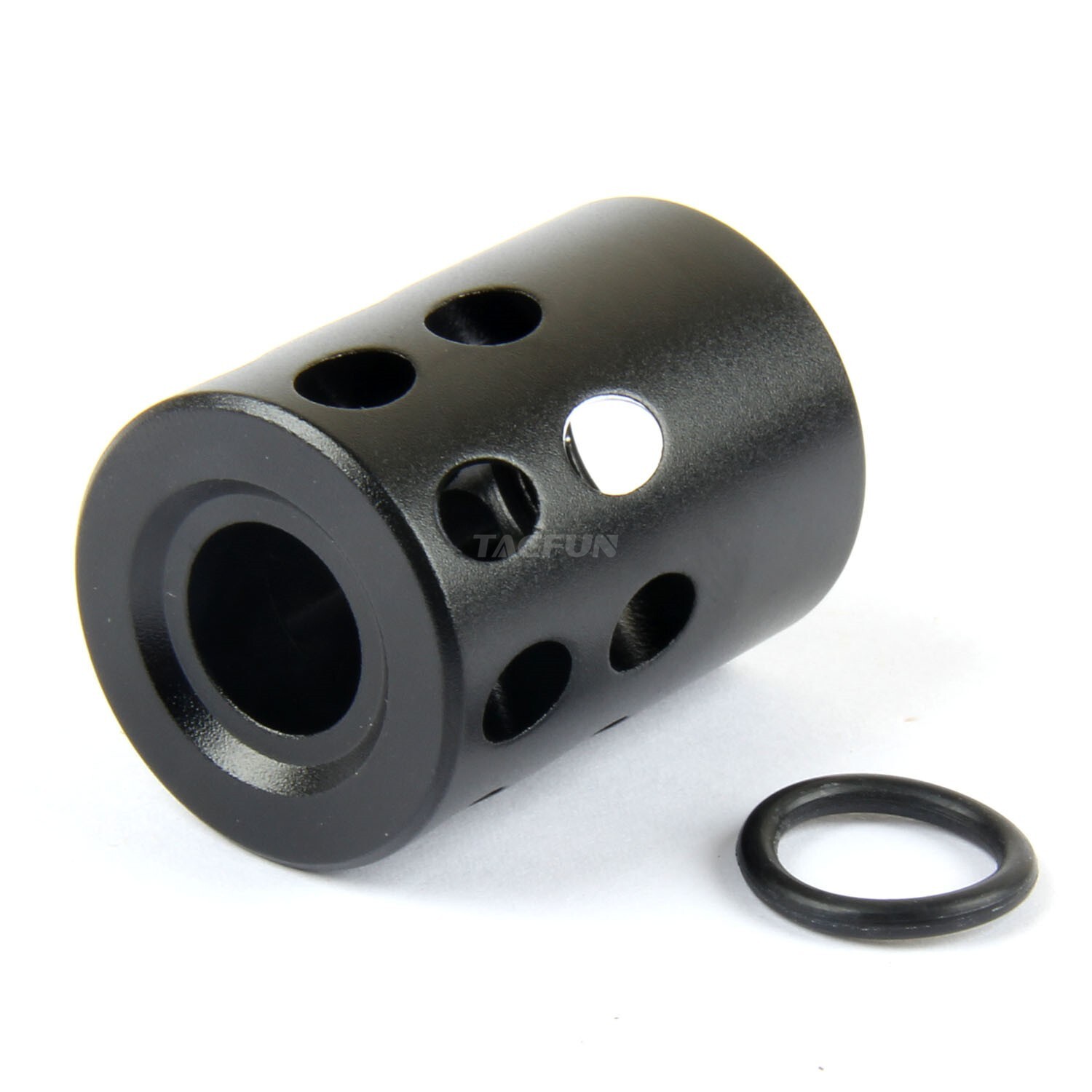 Black Aluminum Ruger Mark IV 22/45 1/2"x28 TPI Muzzle Brake .22LR | eBay