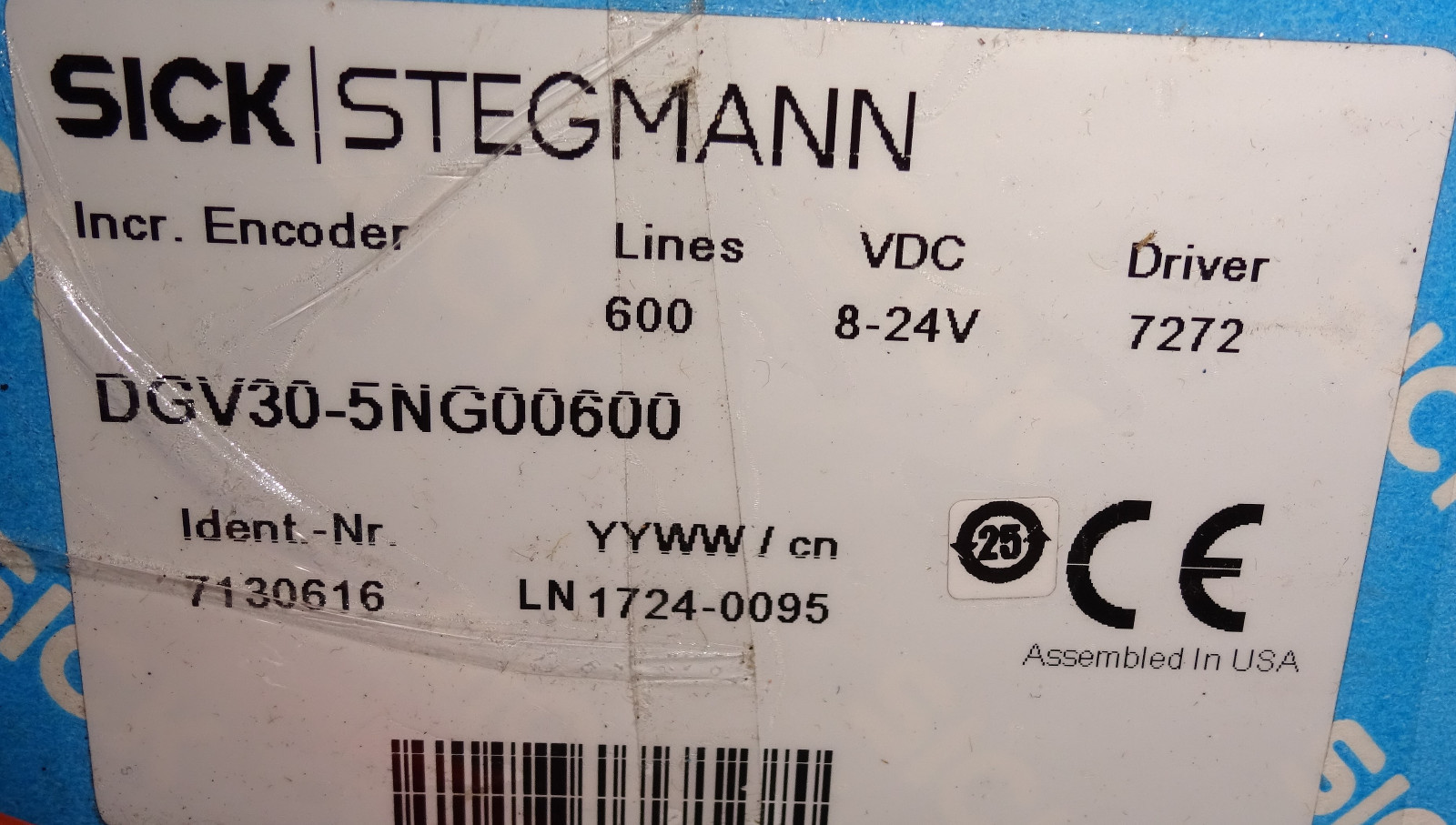 Sick Stegmann DGV30-5NG00600 Rotary Encoder 7130616 DGV305NG00600 NEW ...