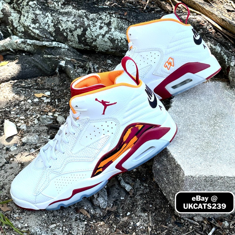 Nike Air Jordan MVP Shoes Cardinal Red White Black DZ4475-168 Men's ...