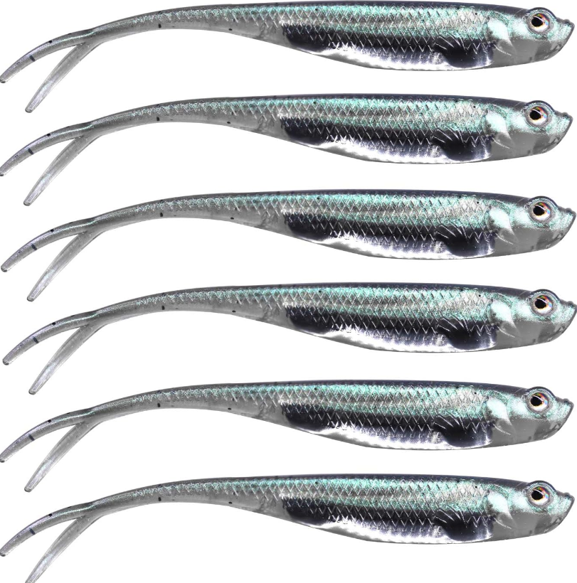 Soft Fishing Lures Set Like Banjo Minnow System Tackle Hooks Lure Bait ...